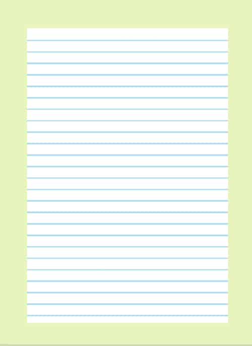 Microsoft Word Lined Paper Template