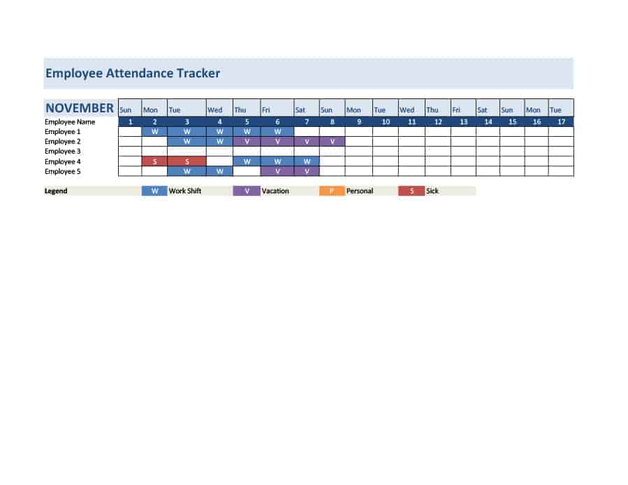 16 Attendance Tracking Templates - Excel PDF Formats 16 Attendance Tracking Templates - Excel PDF Formats